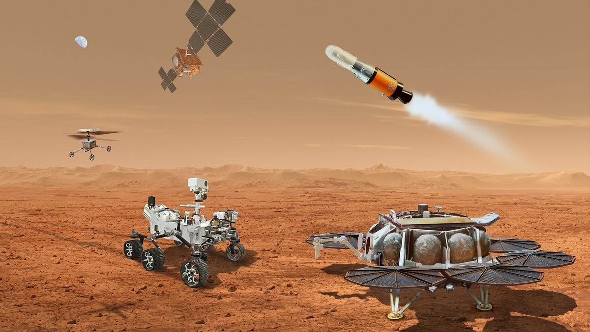 Mars Sample Return Concept Illustration | by Marsverse | Medium
