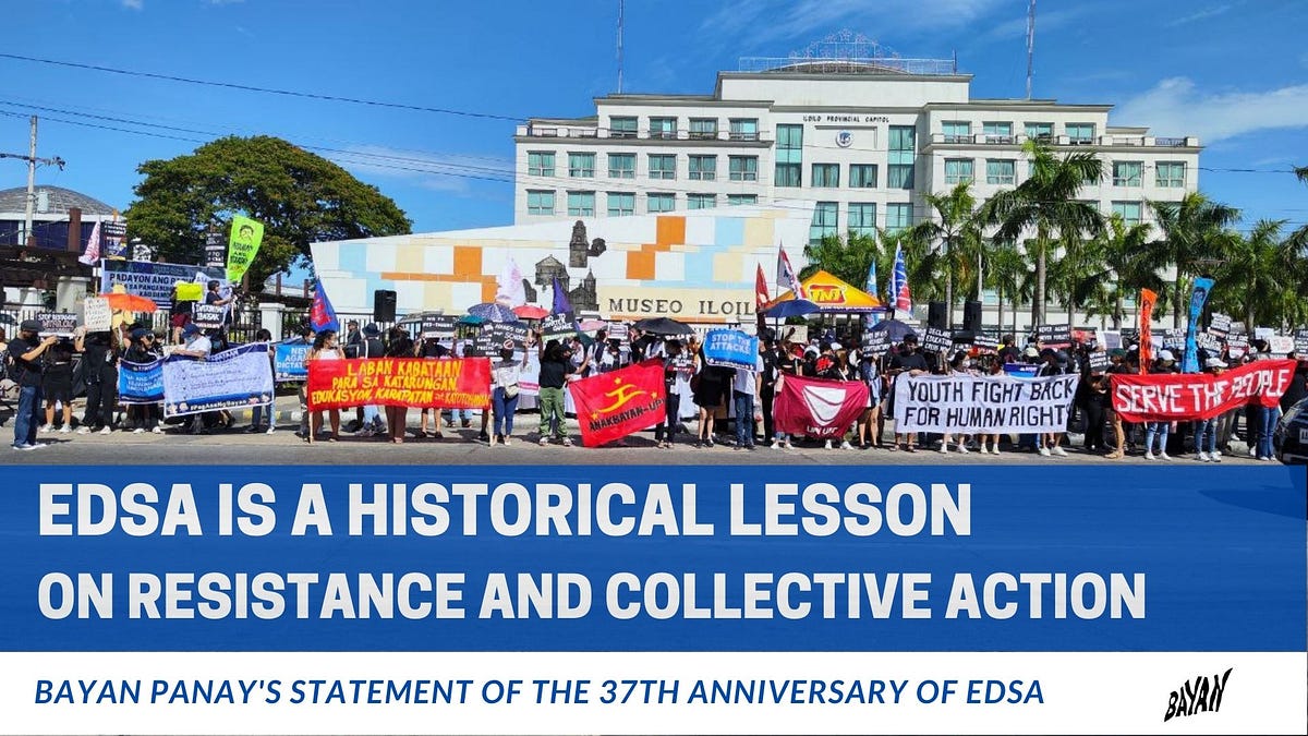 EDSA IS A HISTORICAL LESSON ON RESISTANCE AND COLLECTIVE ACTION | by ...