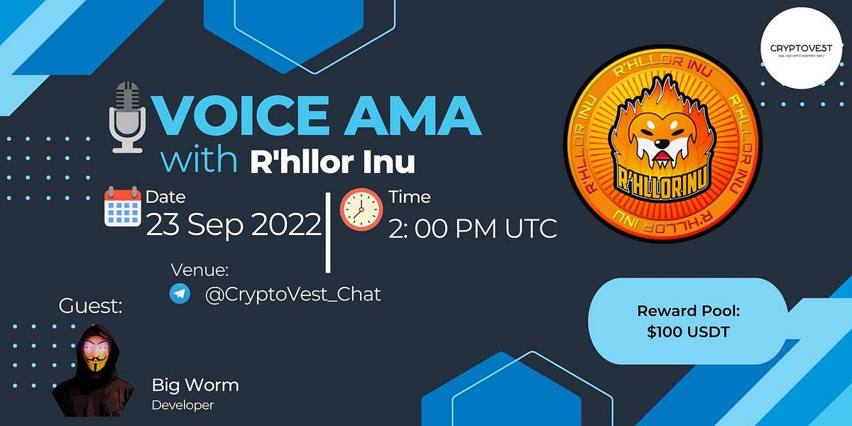 Crypto Vest x R’hllor Inu - Crypto Vest Community - Medium
