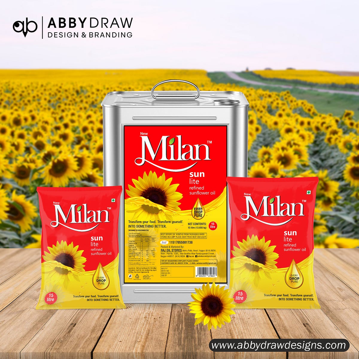 Unveil the natural allure of sunflower oil through AbbyDraw’s exquisite ...