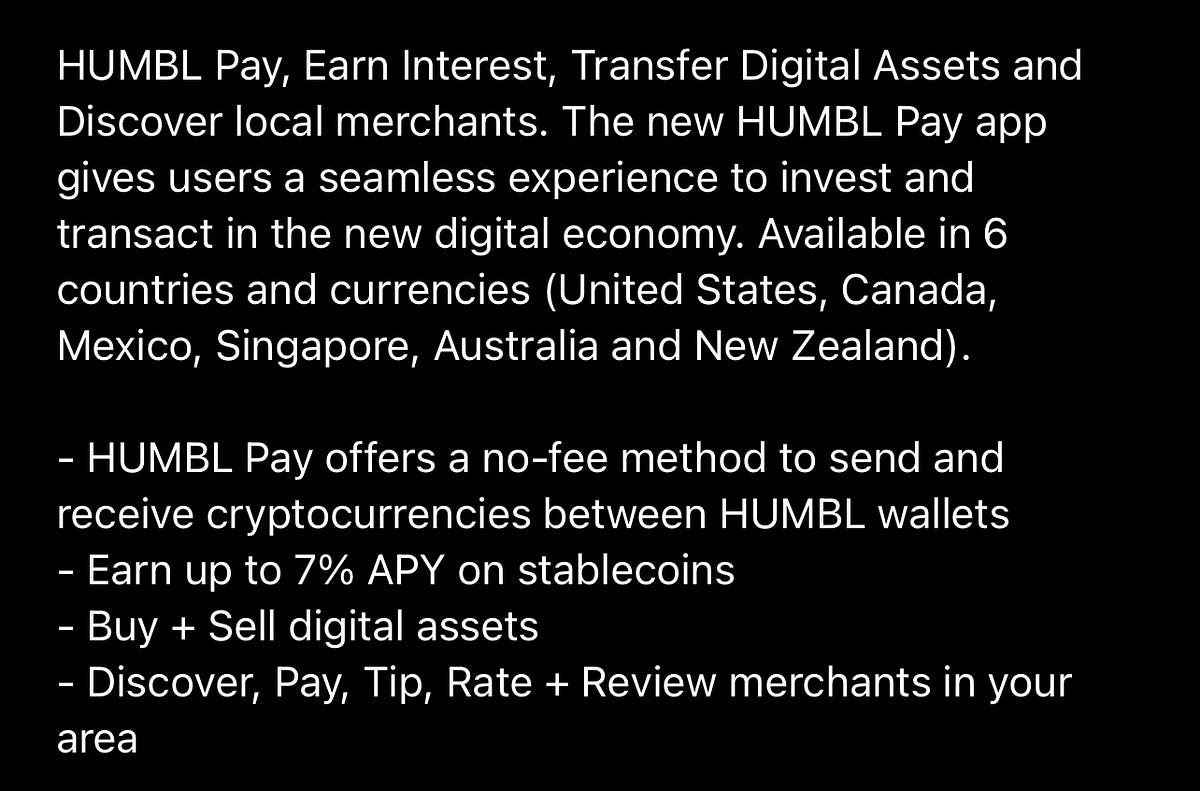 HUMBL Pay ?. HUMBL mobile wallet, including the… | by HumblNation | Medium