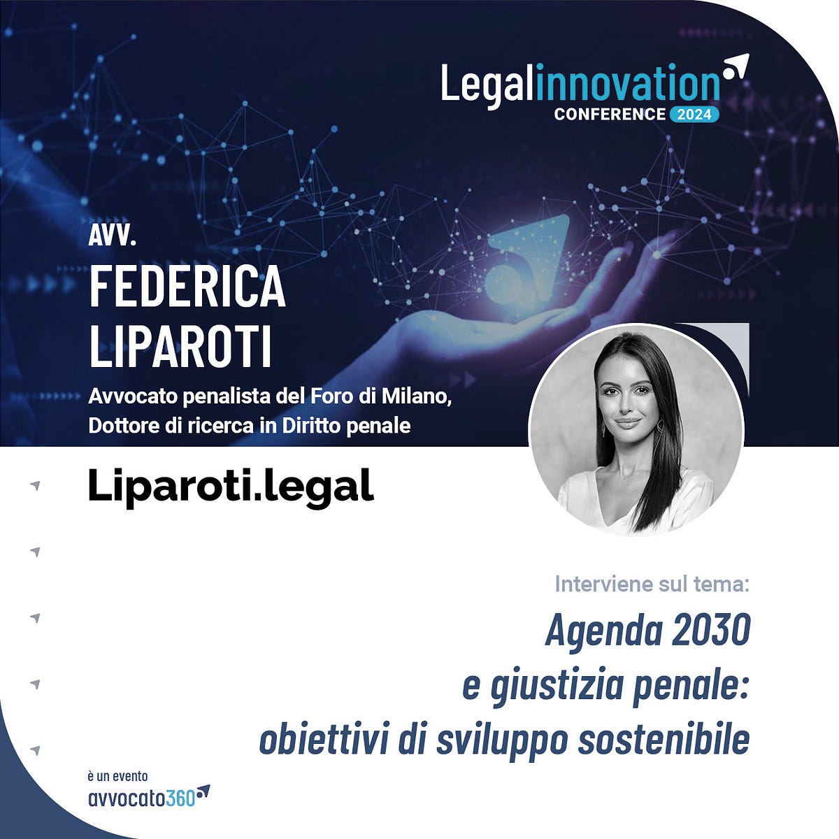 LEGAL INNOVATION CONFERENCE 2024 — Agenda 2030 e Giustizia Penale ...