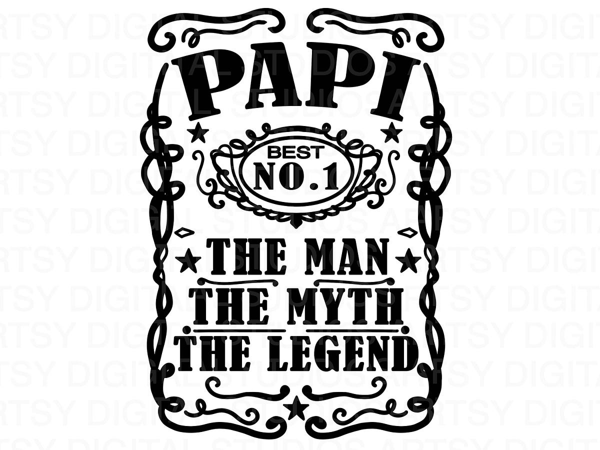 Papi SVG, Papi Fathers Day Svg, Happy Fathers Day, Best Dad, Daddy Svg, Whiskey Label, Cut File ...
