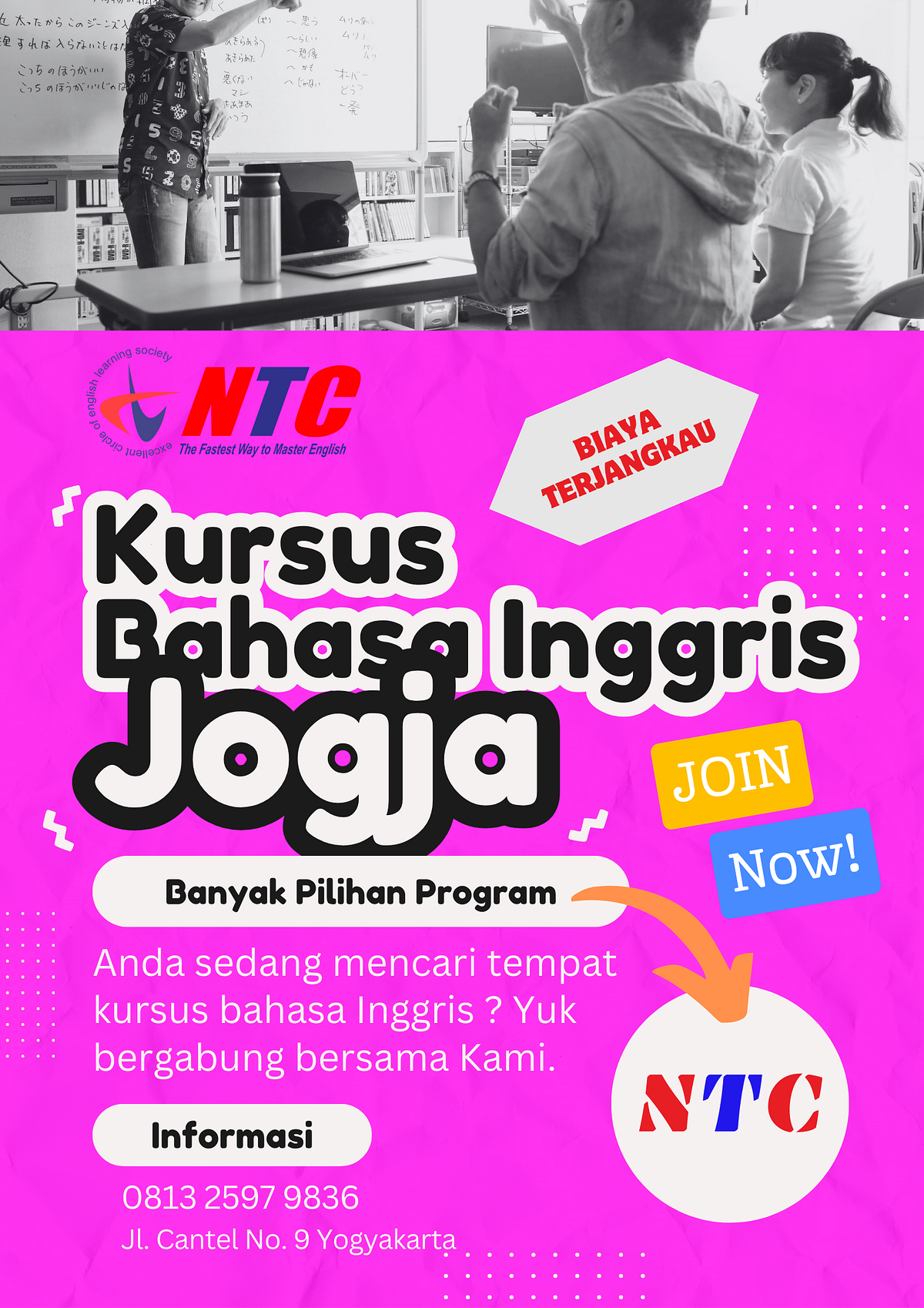 0813 2597 9836 NTC english course Yogyakarta - Jihaninternship - Medium