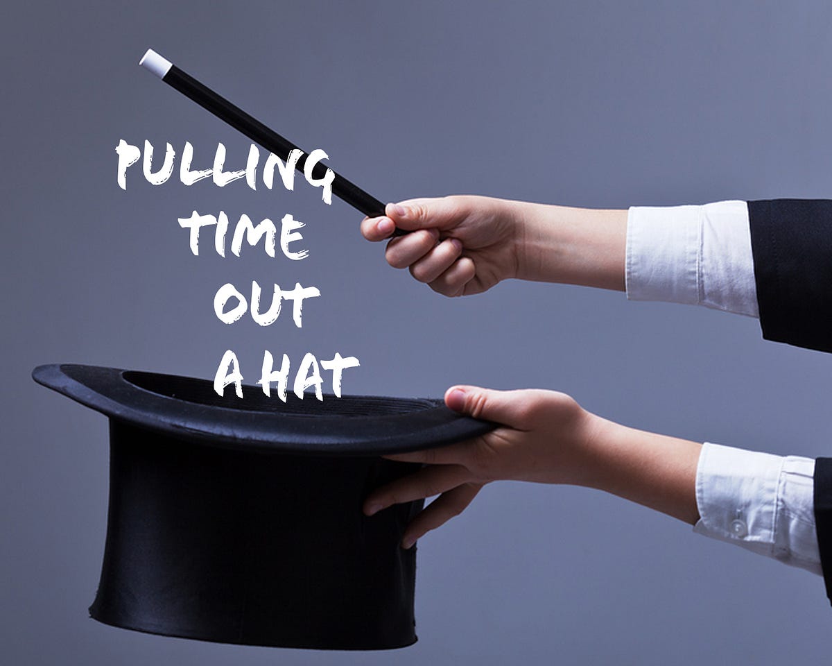 Like Magic! Pulling Time Out of a Hat | by Brandon E. Miller | BE GREAT ...