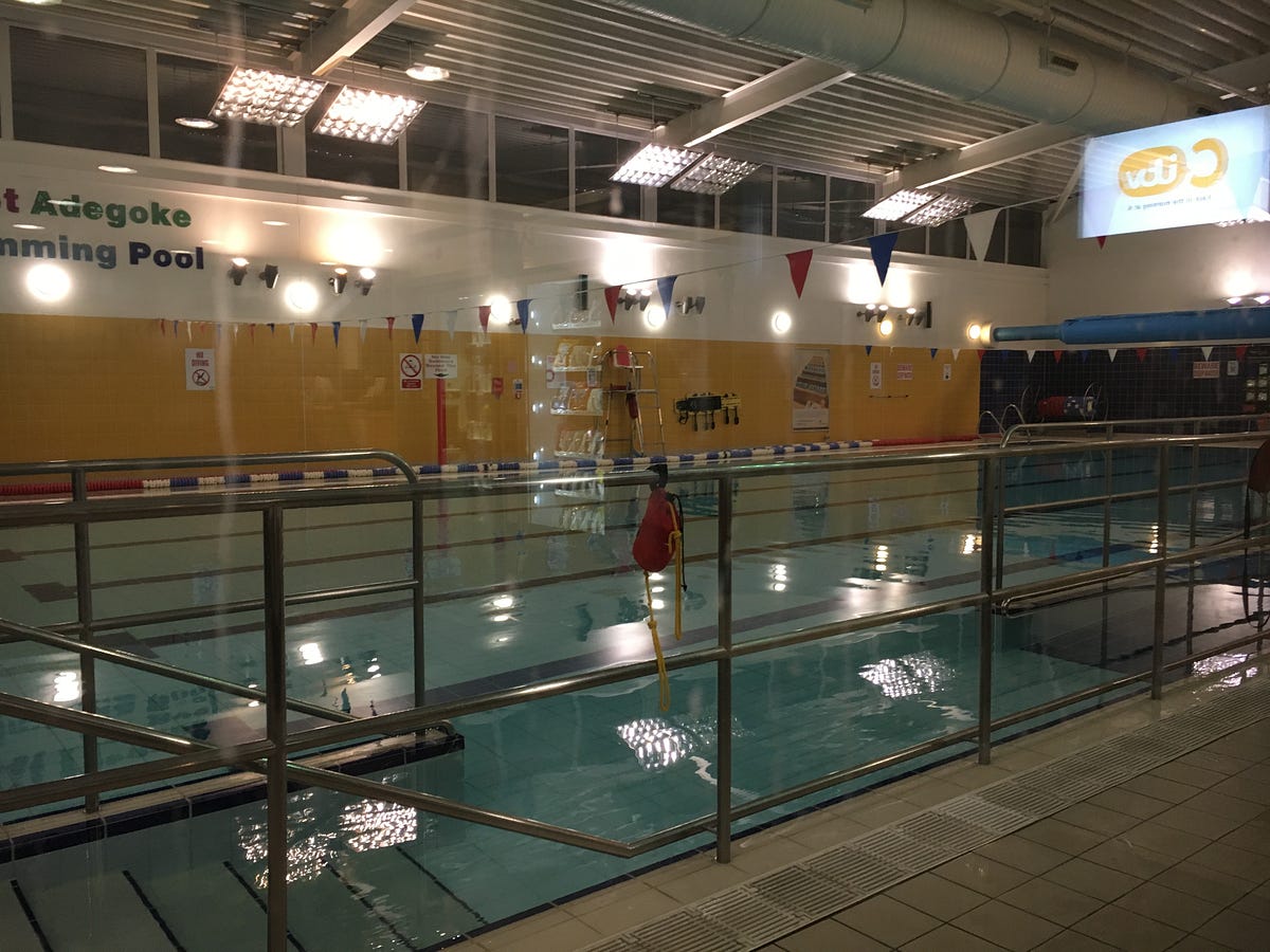 Friday night: swimming in the fast lane | by Sally Goble | Postcards ...