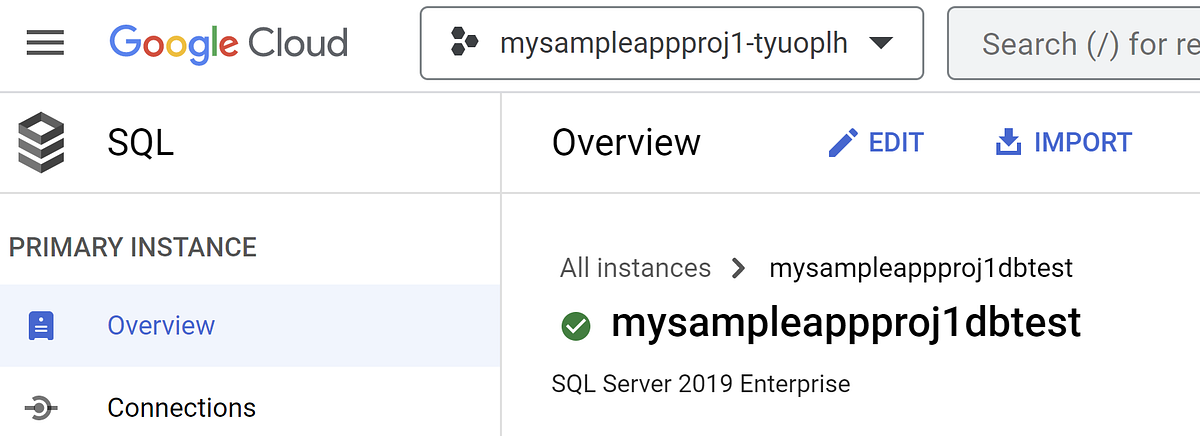 Creating a Cloud SQL Instance using config connector | by Harinderjit Singh | ITNEXT