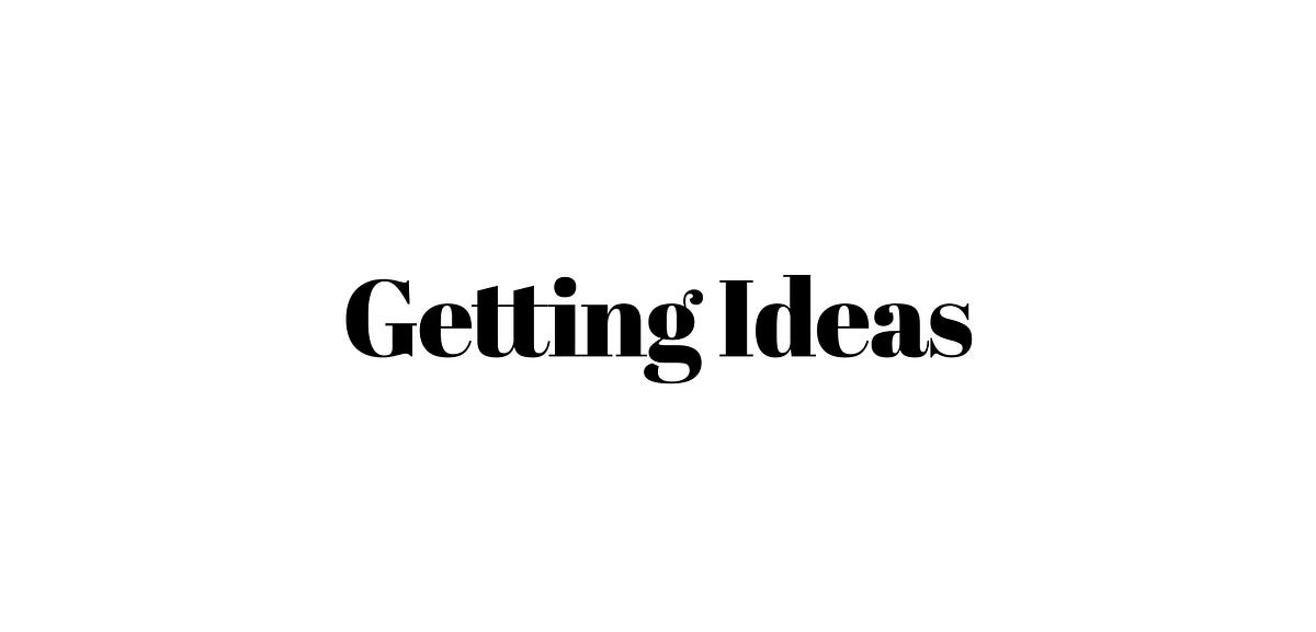 Getting ideas. For your next project | by Ahmed | The Desktop | Medium