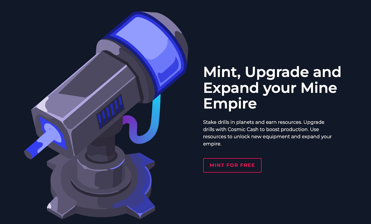 Mine Empire: Hybrid Cost NFTs. Mine Empire is an NFT based idle game ...