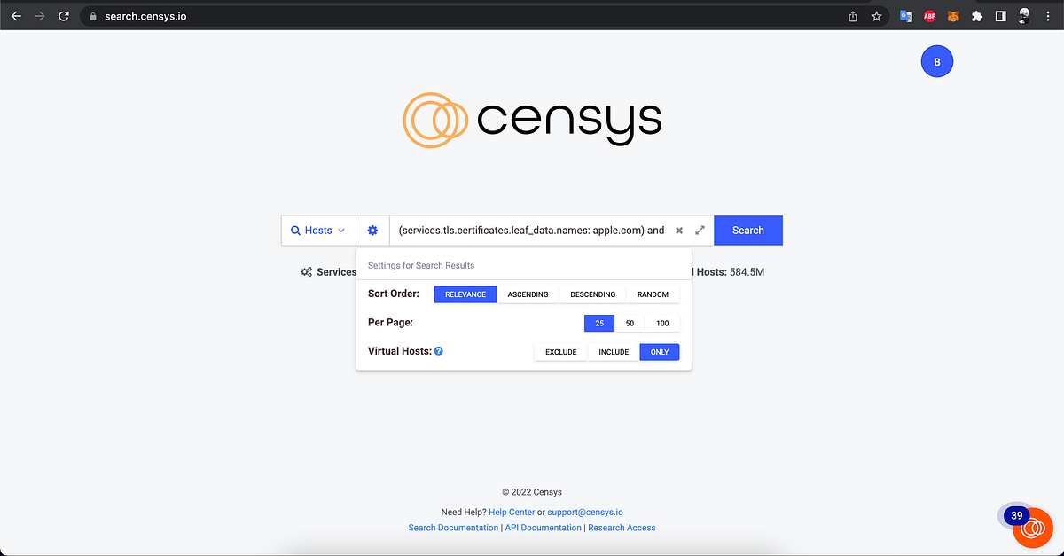 Live subdomain enumeration using censys - hacker_might - Medium