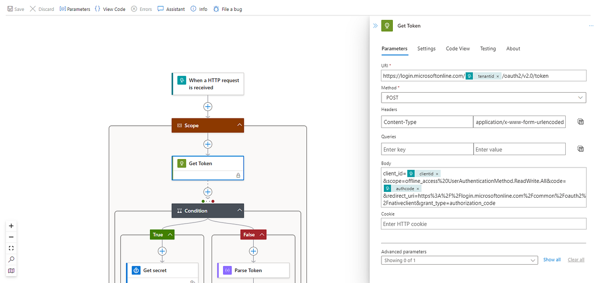 Azure Active Directory password reset of a user using Azure logic apps ...