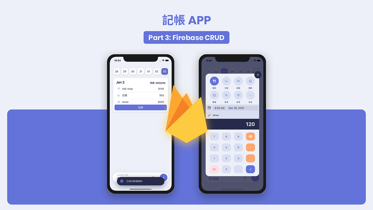 【iOS】#21 記帳APP Part3: Firebase CRUD | by Leo Kuo | 彼得潘的 Swift iOS / Flutter App 開發教室 | Medium