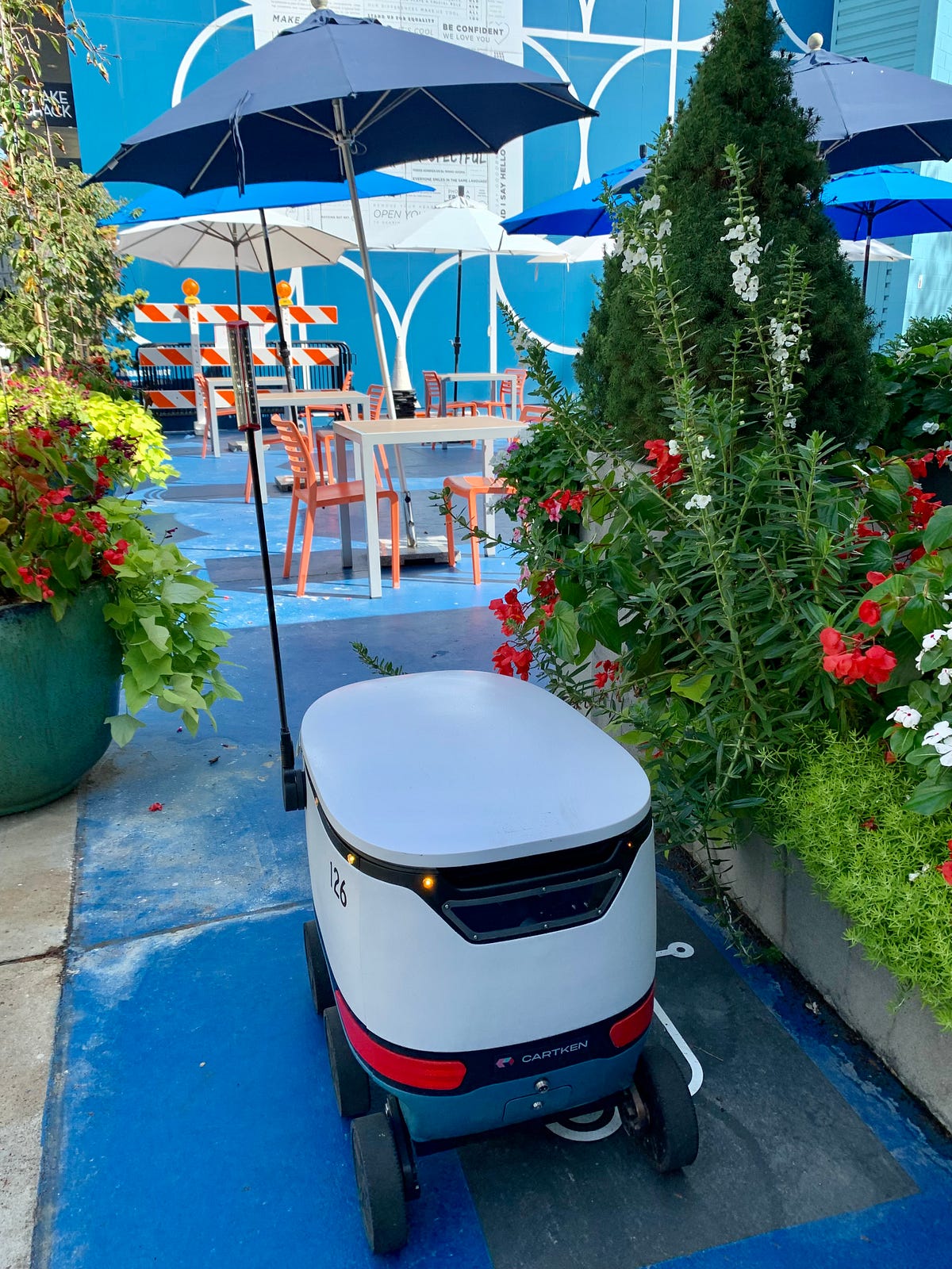 A Culinary Adventure with Robot Delivery in the Mosaic District of ...