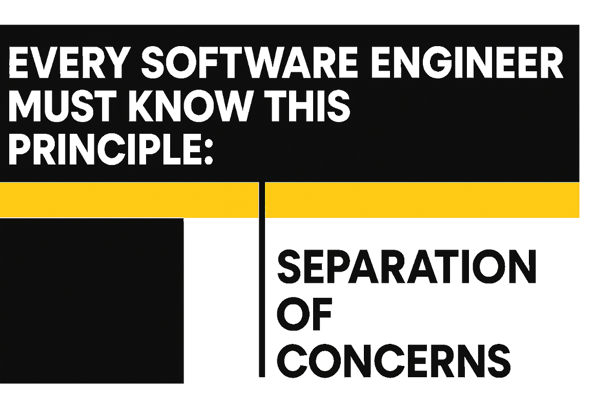 Every Software Engineer Must Know This Principle: Separation of Concerns | by Rufat Khaslarov ...