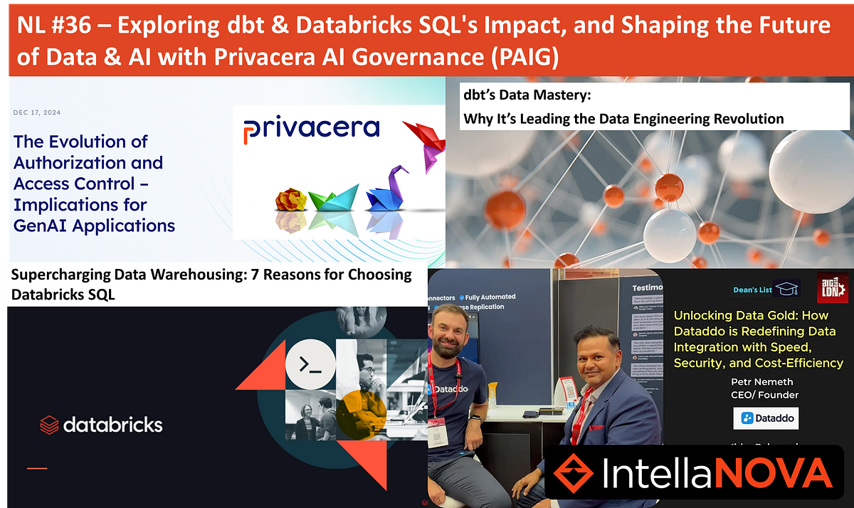 Newsletter #36 — Exploring dbt & Databricks SQL’s Impact, and Shaping the Future of Data & AI ...