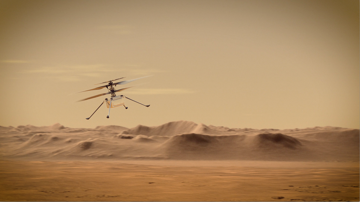 NASA’s Ingenuity Mars Helicopter Achieved Powered Flight for the First ...