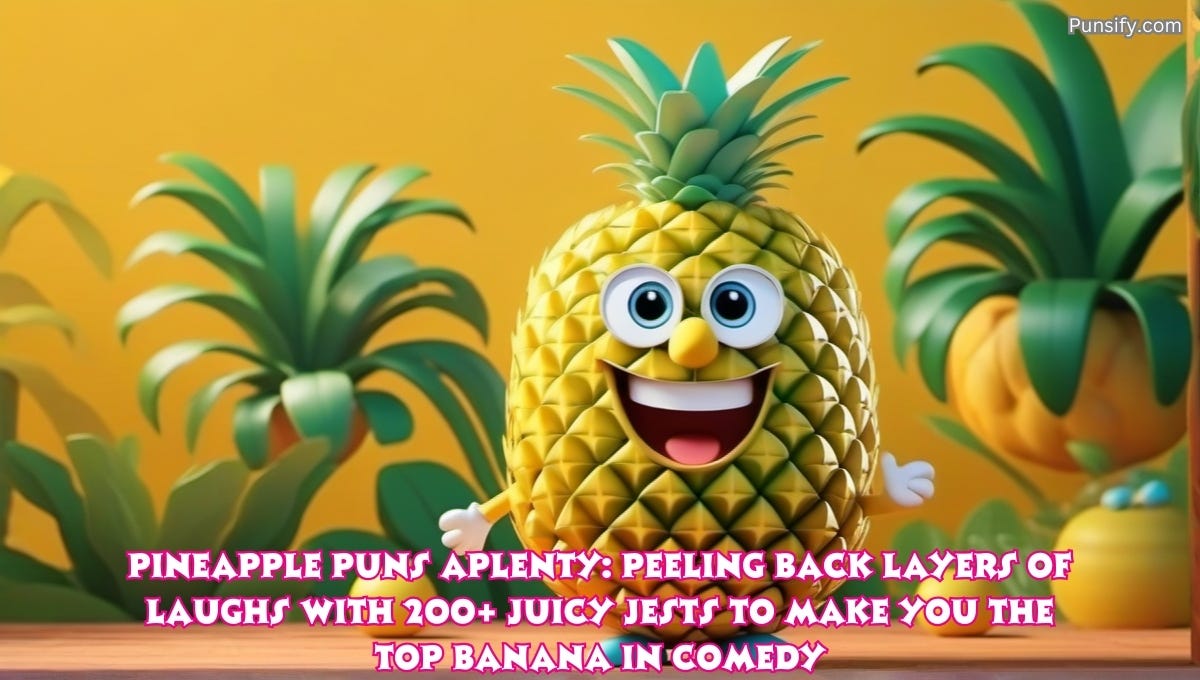 Pineapple Puns Aplenty: Peeling Back Layers of Laughs with 200+ Juicy ...