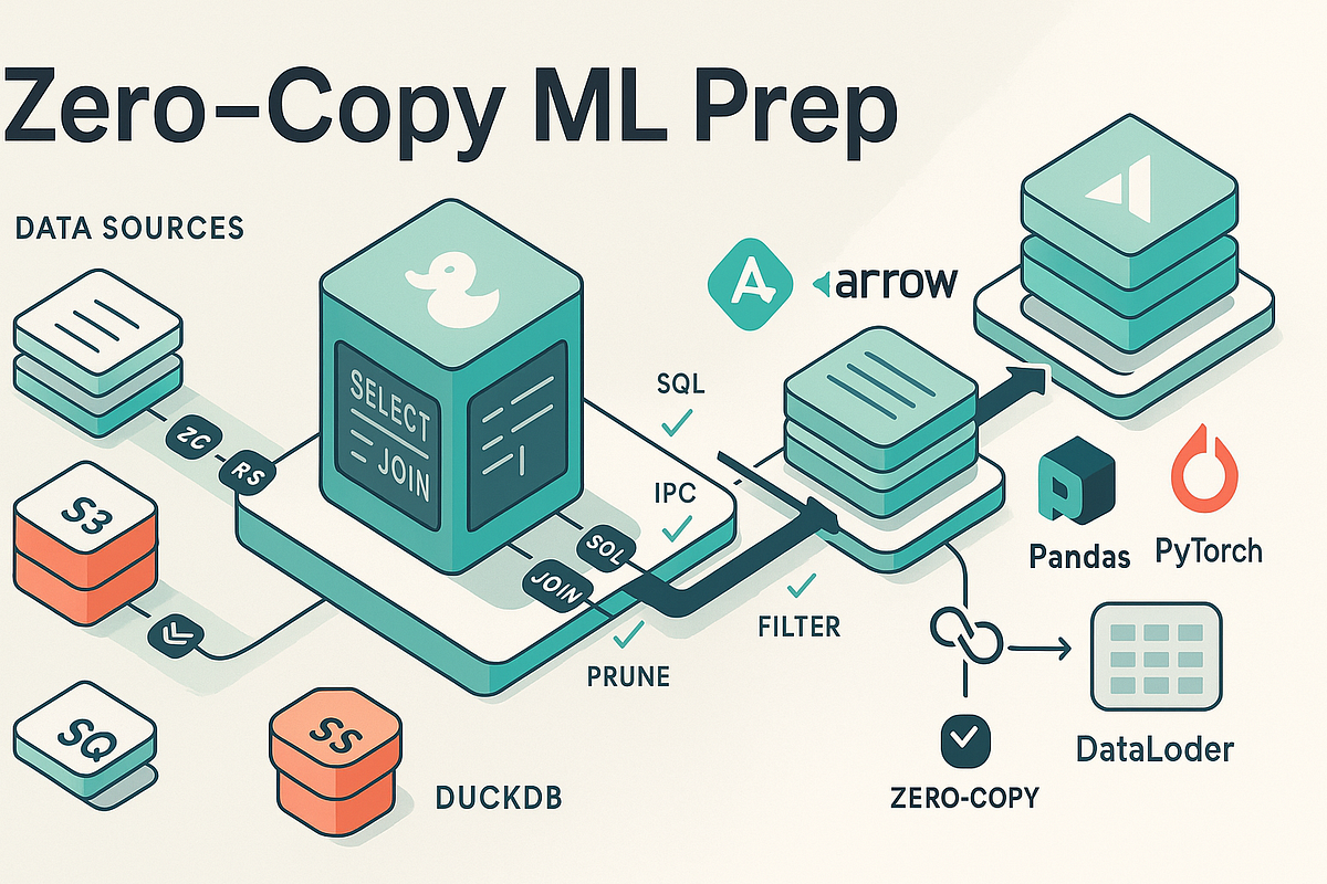 10 DuckDB–Arrow Zero-Copy Pipelines for ML Prep | by Thinking Loop ...