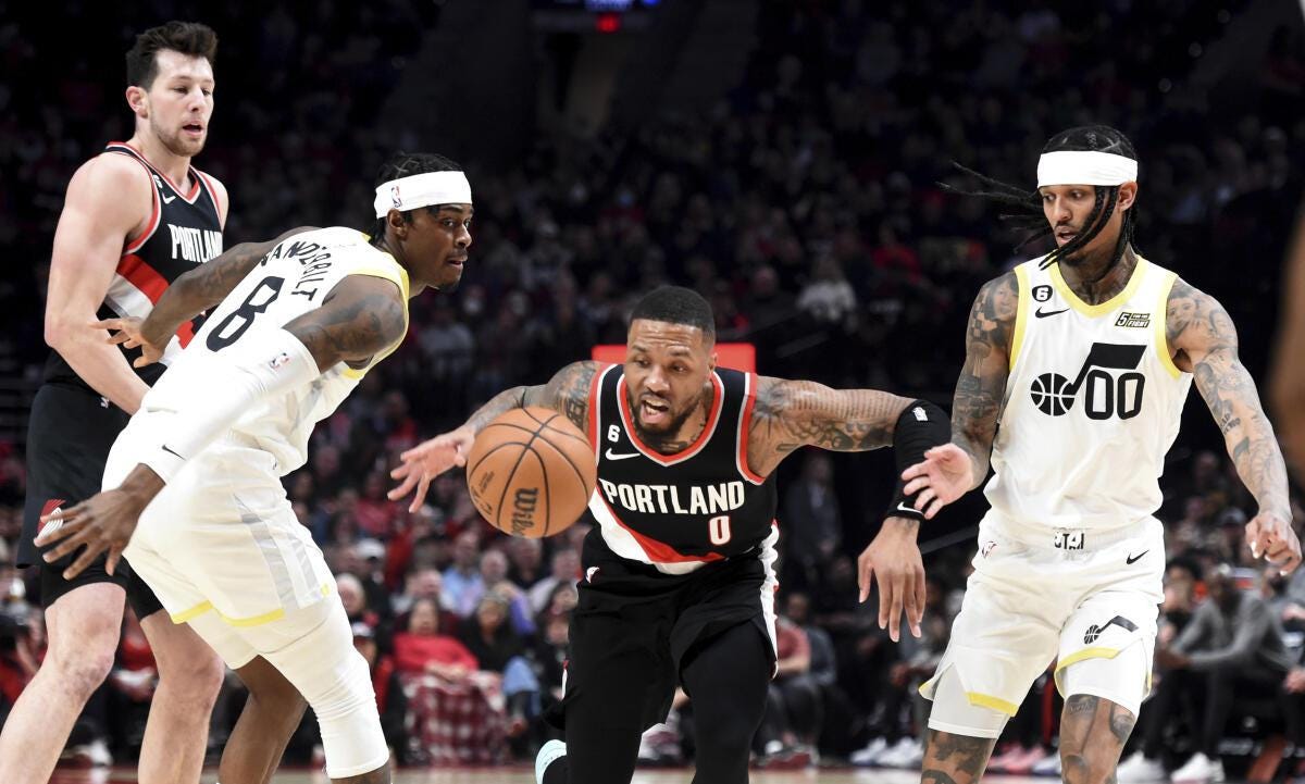 Damian Lillard. NBA roundup: Damian Lillard scores 60… | by anantus.com | Medium