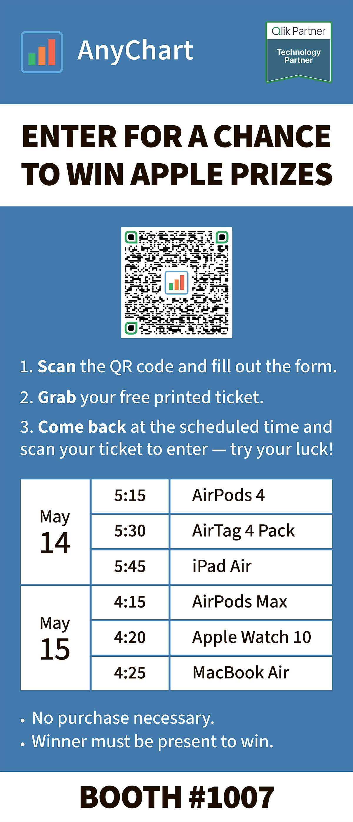 At Qlik Connect? Final Apple Giveaways Today at Booth 1007! | by ...