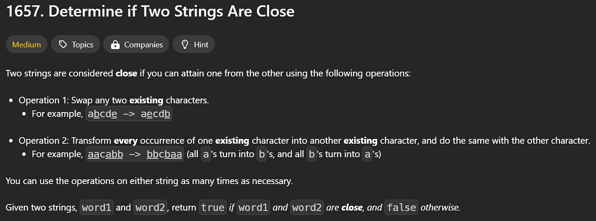 One Day One LeetCode — 01/14 - Tosha Tang - Medium