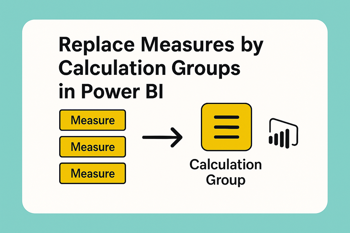 Replace Measures by Calculation Groups in Power BI | by Tomas Kutac ...