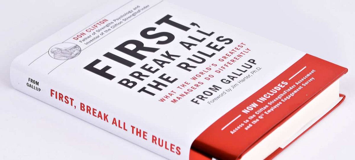 First, Break All the Rules. Included with this re-release of First ...