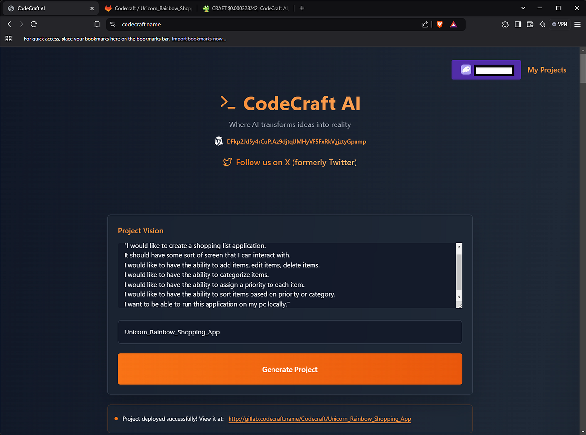 From 0 to Hero: My first app w/ CodeCraft AI | by tmizz | Medium