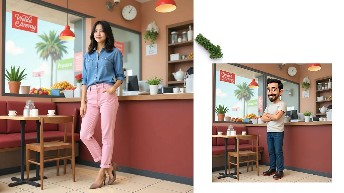 Seamless inpainting with custom characters using AI | by Saquib Alam ...