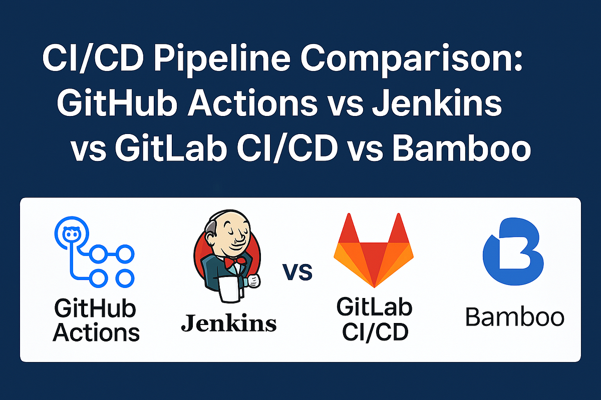 CI/CD Pipeline Comparison: GitHub Actions vs Jenkins vs GitLab CI/CD vs Bambo | by Vishal | Sep ...