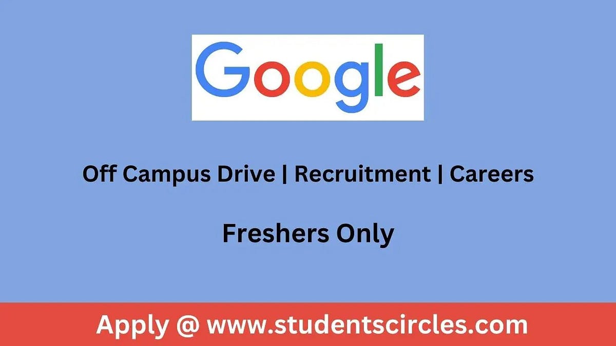 Google Careers 2023 | Fresher | Direct Link | by V G Selvam ...