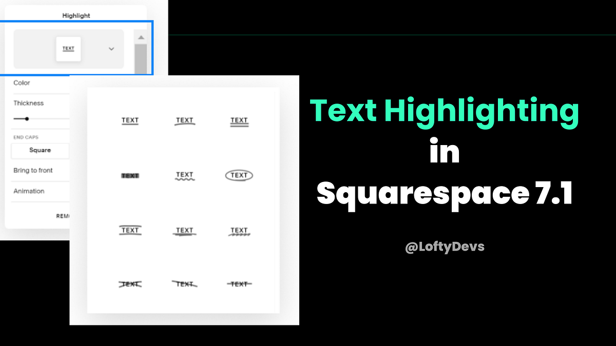 Elevate Your Website Content with Text Highlighting in Squarespace 7.1 | by Squarespace Designer ...