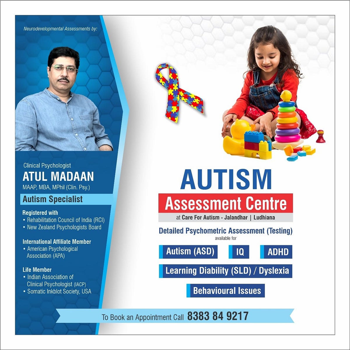 Autism Assessment: Early identification and a structured remedial ...
