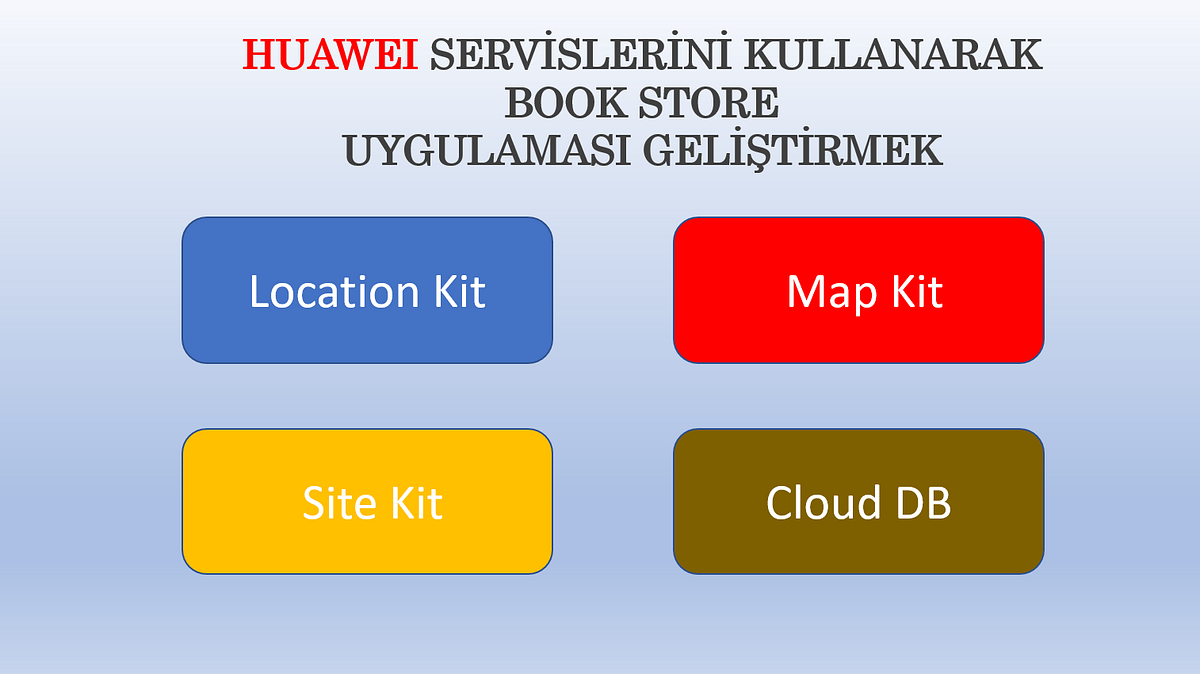HUAWEI Servisleri Kullanarak Book Store Uygulaması Geliştirmek| HMS | Kotlin | by Sezer Özaltun ...