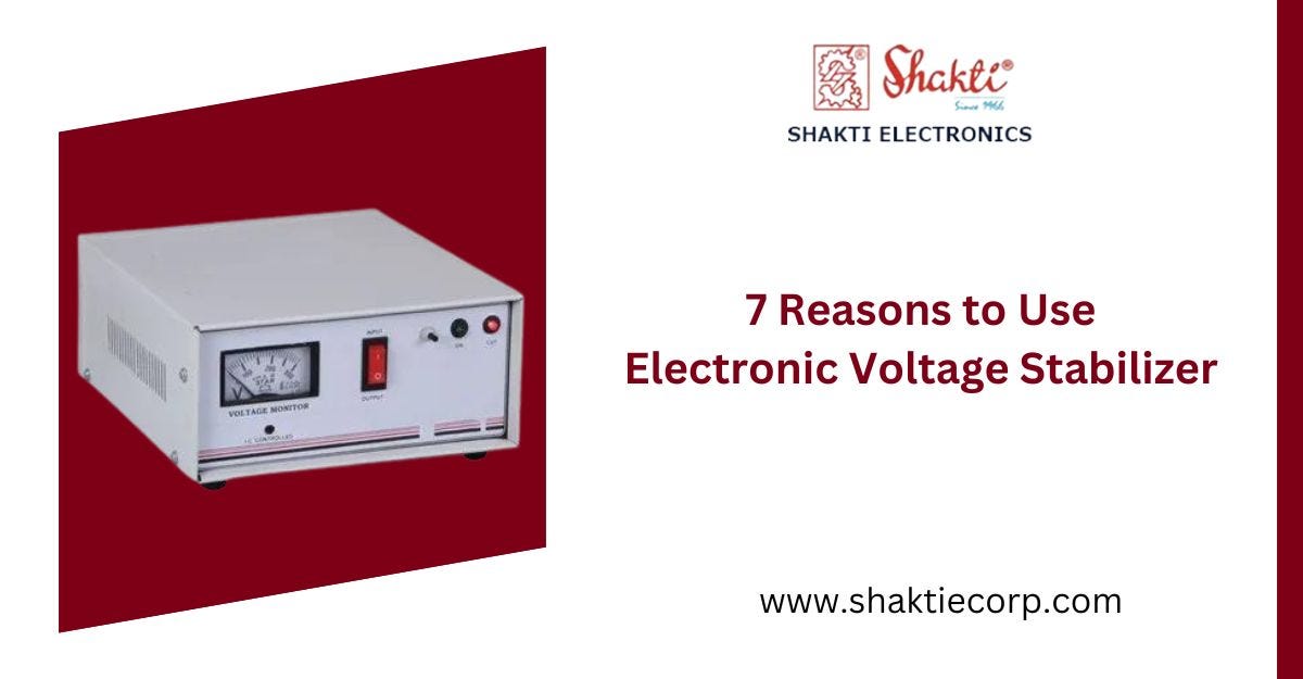 7 Reasons to Use Electronic Voltage Stabilizer | by Mohanish Mehra ...