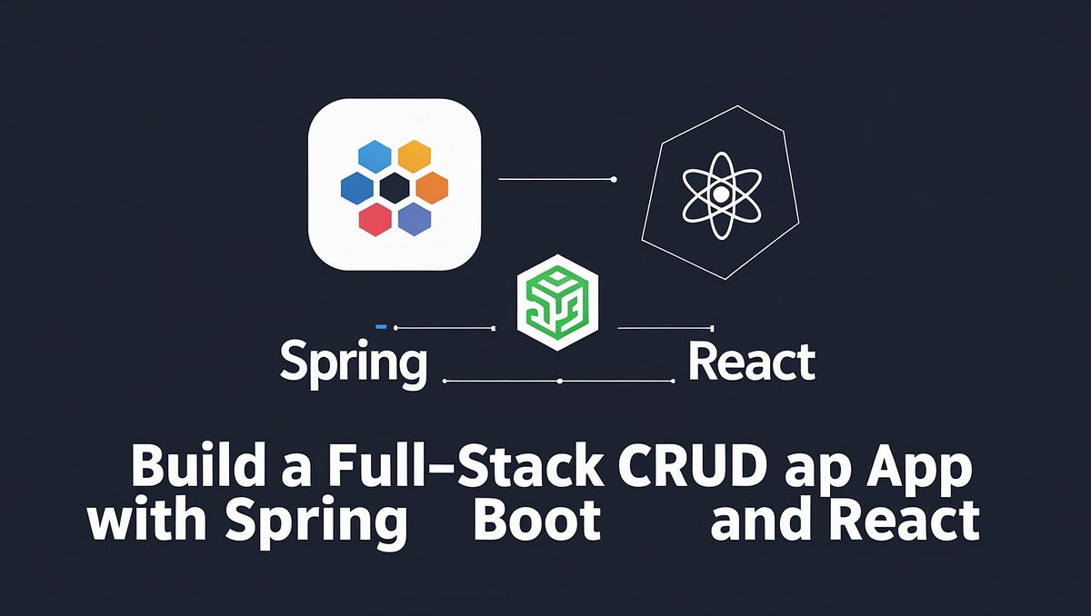 How To Build A Full Stack Crud App With Spring Boot And React 2025 Guide By Janithsuraweera