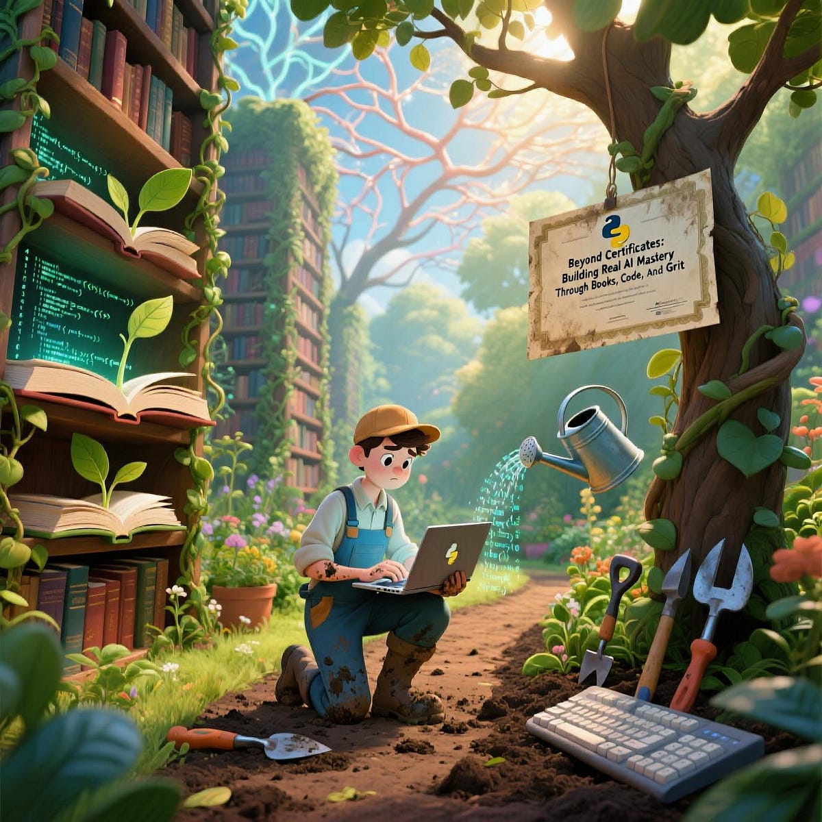Beyond Certificates: Building Real AI Mastery Through Books, Code, and ...