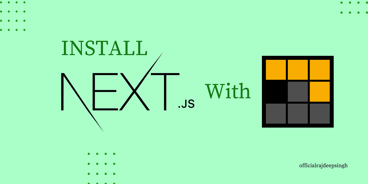 How to install nextjs with pnpm. PNPM is a new nodejs package manager to… | by Rajdeep Singh ...