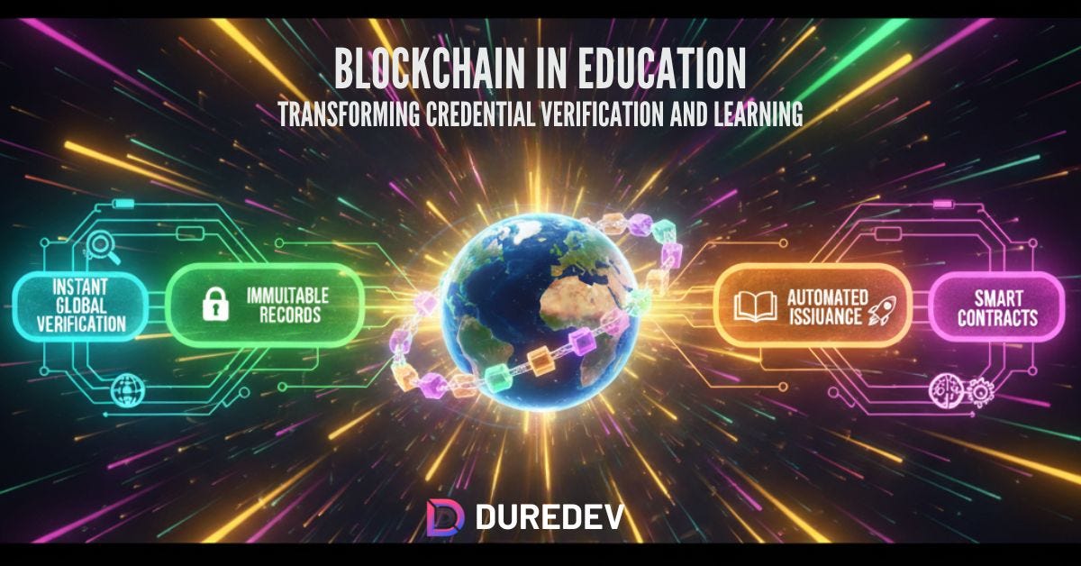 🌐 Blockchain in Education: Transforming Credential Verification and ...