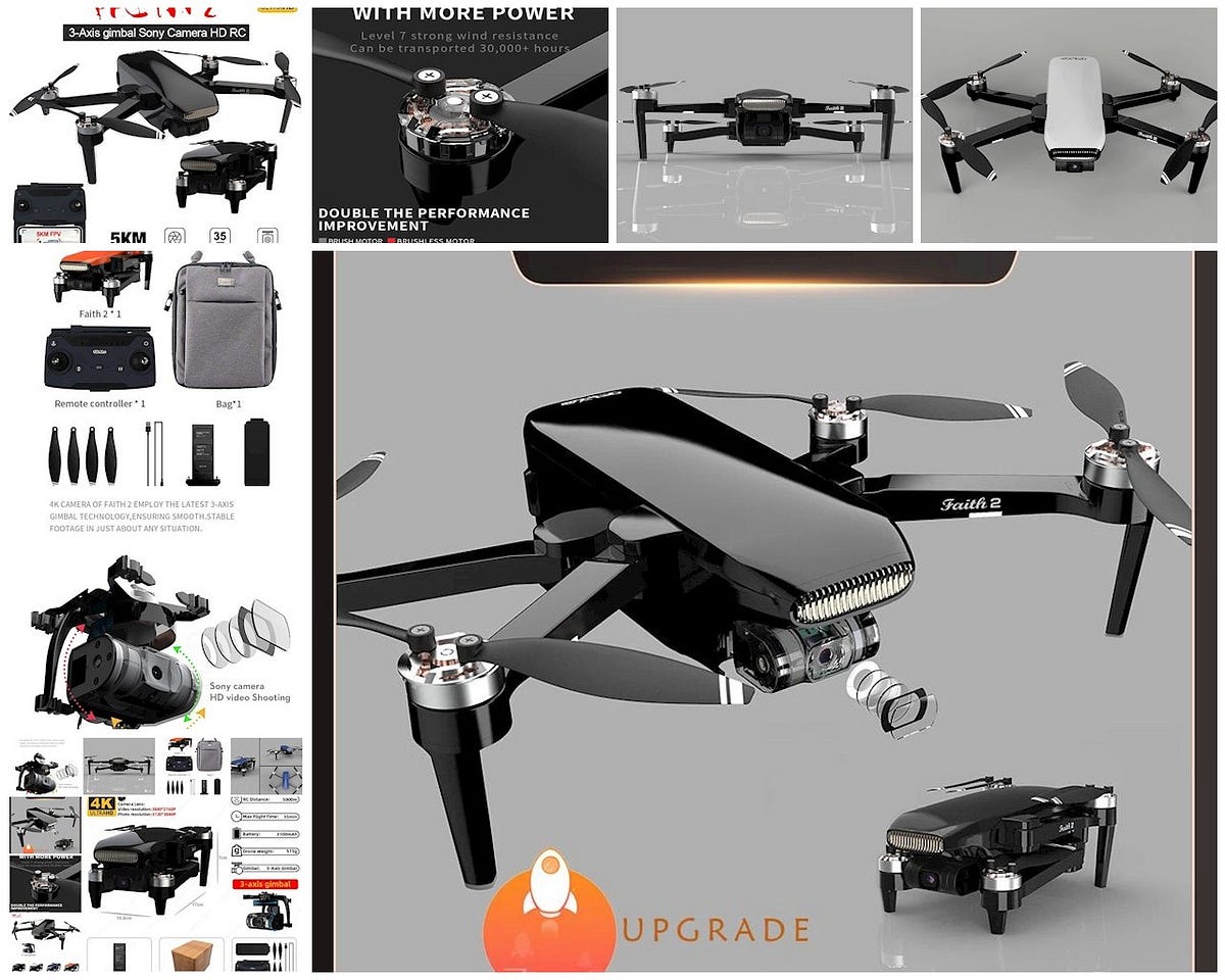 FPV Drone with GPS and 3-Axis Gyro — CFLY Faith 2 PRO | by Julia Stone ...