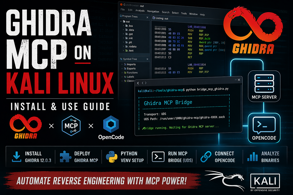 Ghidra MCP on Kali Linux: Install and Use | by Md Fahim Al Shihab | Apr ...