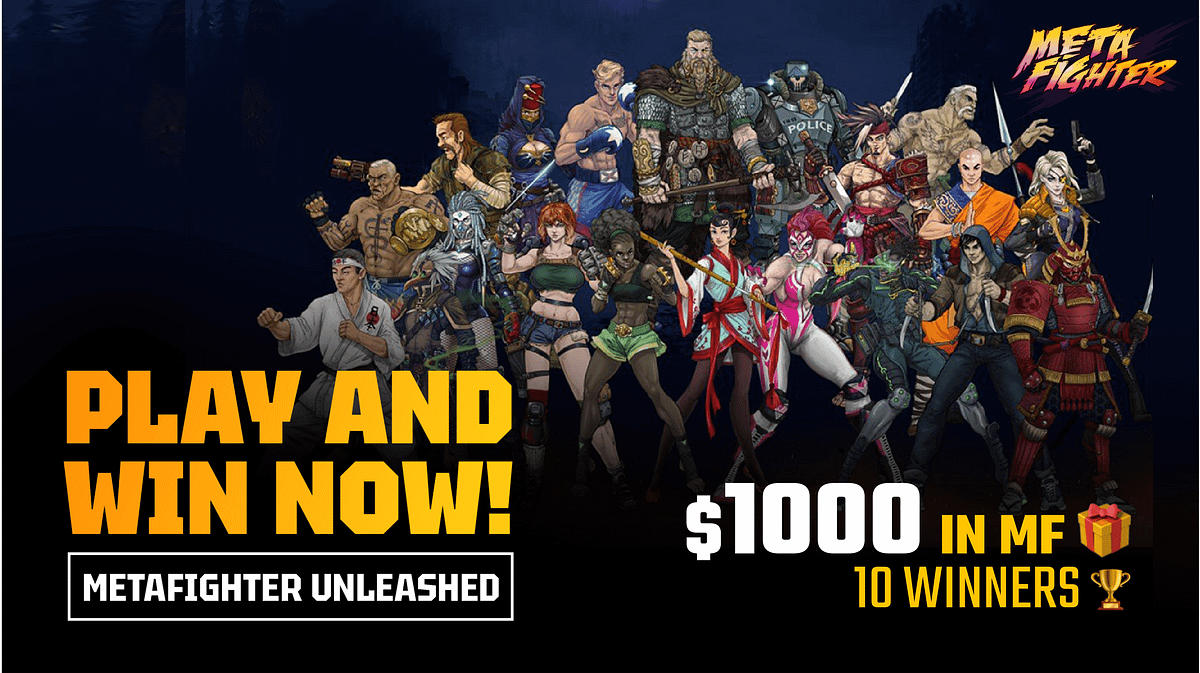 MetaFighter UNLEASHED: Play & Win from $1000 worth of $MF Pool Every ...