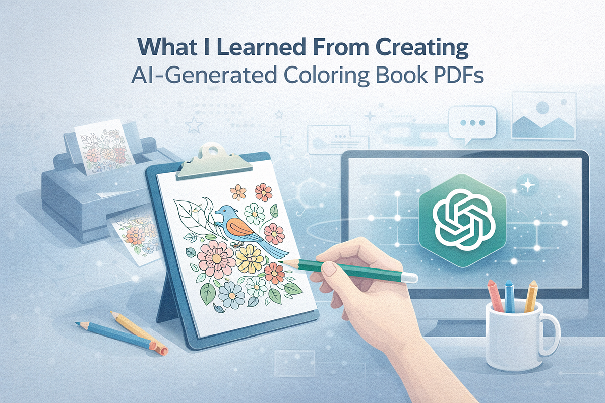 How I Made $2,840 in 30 Days Selling AI Coloring Book PDFs | Write A ...