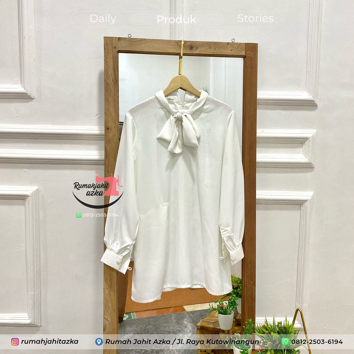 Tunik Simple Model Kekinian Rumah Jahit Azka - Rumah Jahit Azka - Medium