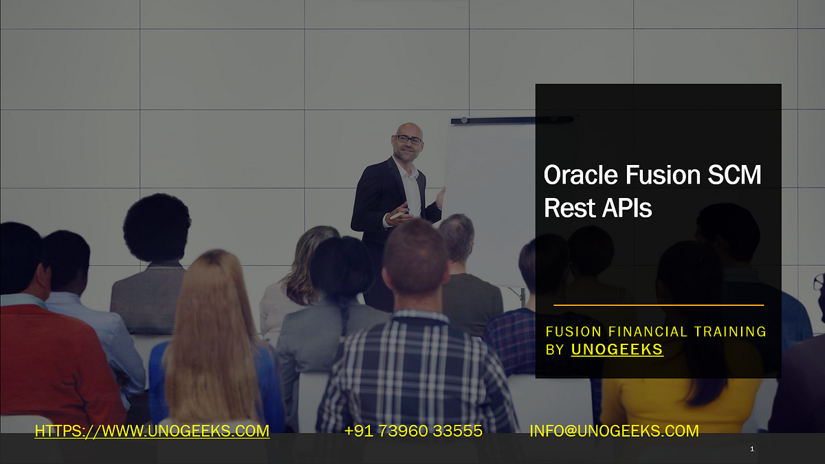 Oracle Fusion SCM Rest APIs. Oracle Fusion Supply Chain Management… | by Techtutorsti | Medium