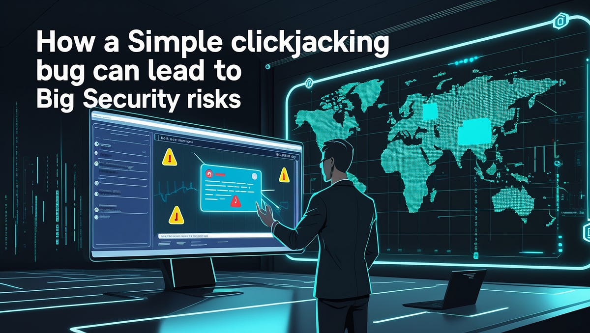 How a Simple Clickjacking Bug Can Lead to Big Security Risks | by ...