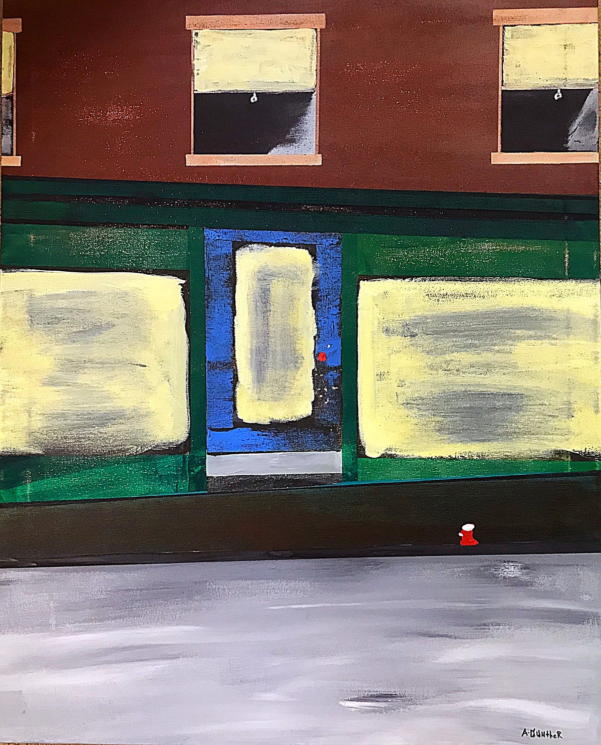 By Art Gunther. CLOSED ON BROADWAY’/acrylic/gunther | by Arthur Henry ...