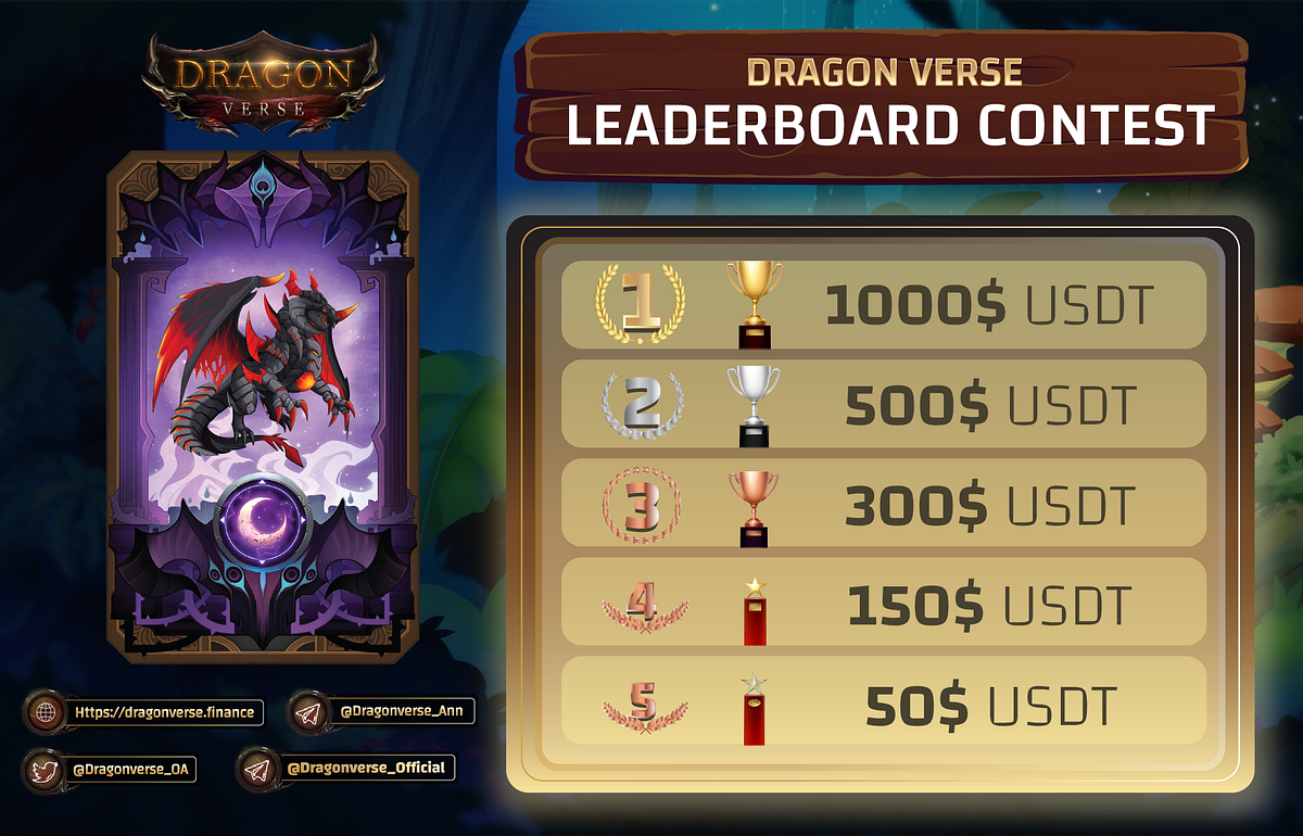 💰DRAGON VERSE LEADERBOARD CONTEST 💰 - Dragon Verse - Medium