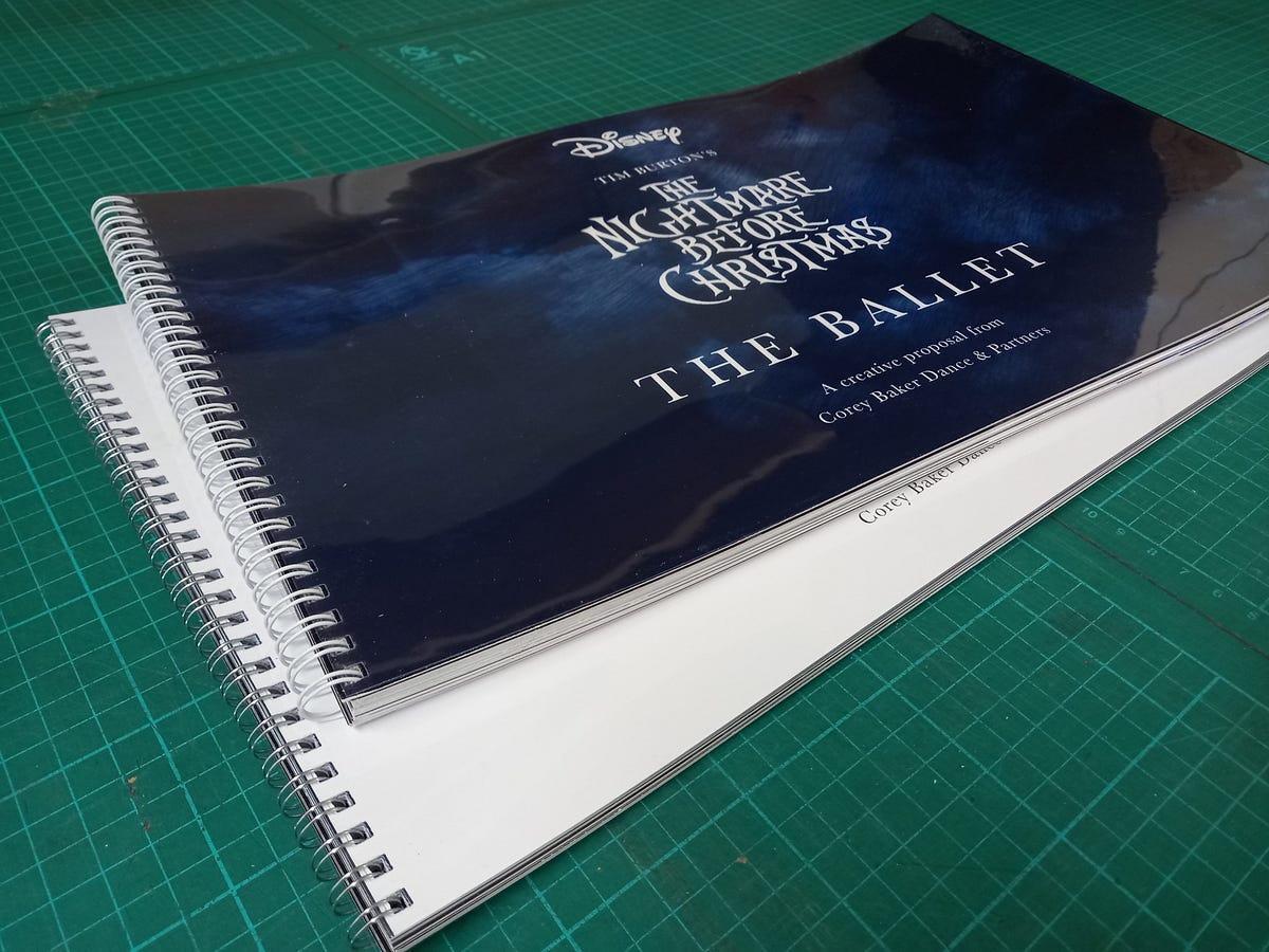 Wiro bound booklet allows flat opening and easy writing on both sides ...
